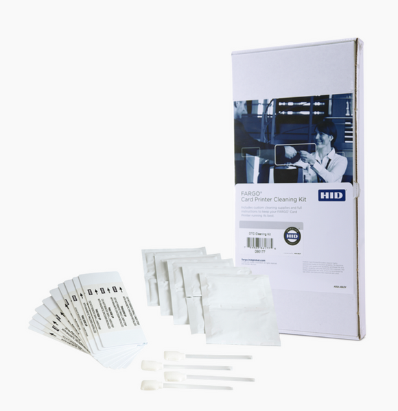 HID Fargo 089200 Kit de Limpieza para impresoras de credenciales HDP50 ...